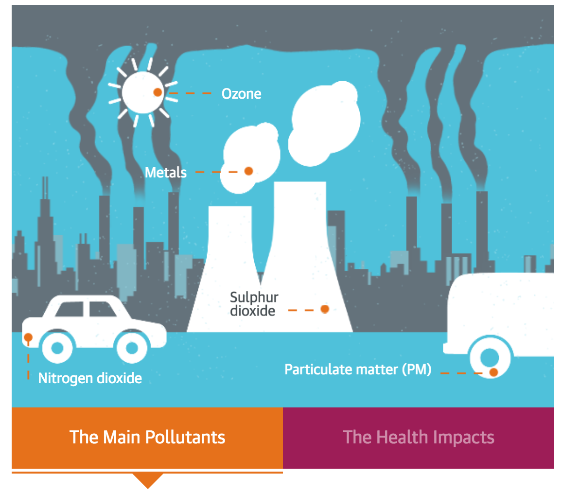 How air pollution affects your health – infographic | Respro® Bulletin ...