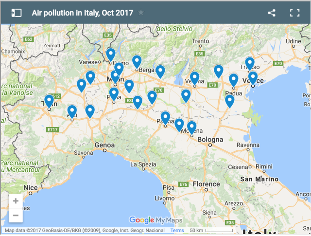 These 25 cities have the worst air quality in Italy | Respro® Bulletin ...