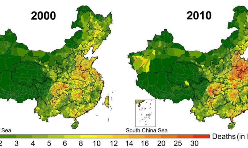 Researchers claim long-term exposure to air pollution in China killed ...